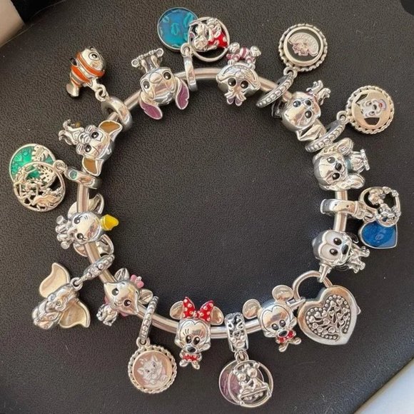 Pandora | Jewelry | Pandora Disney Silver Mickey And Minnie Mouse ...